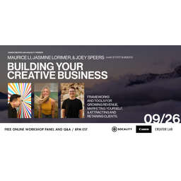 Building Your Creative Business - Socality x Canon Creator Lab - 2022-09-26 - Crunchbase Event ...