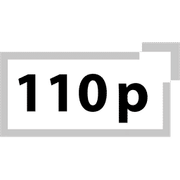 110p