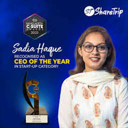 Sadia Haque - Founder & CEO @ ShareTrip - Crunchbase Person Profile
